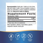 Natural MSM supplement for pain relief