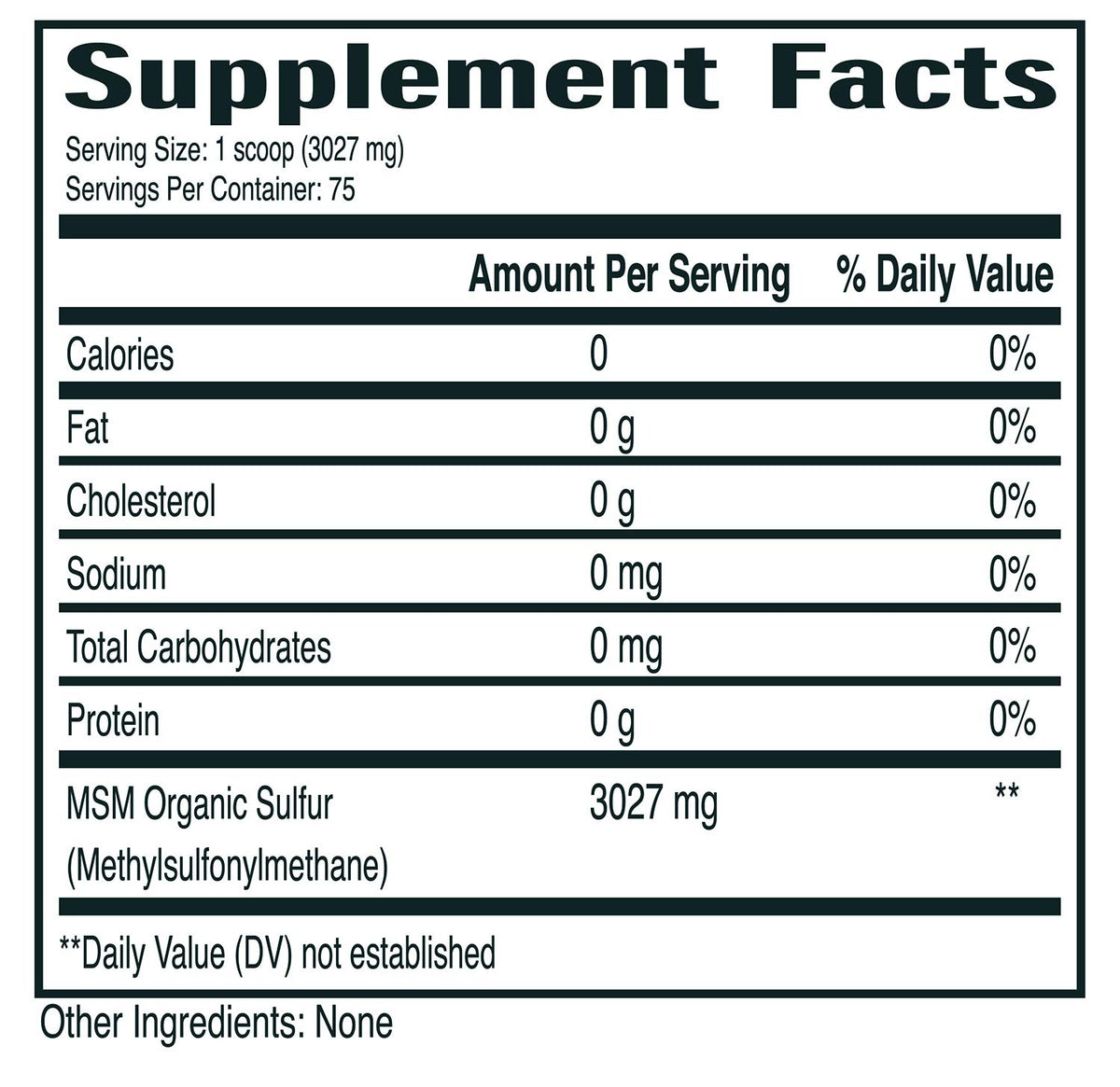 natural msm supplement for wellness