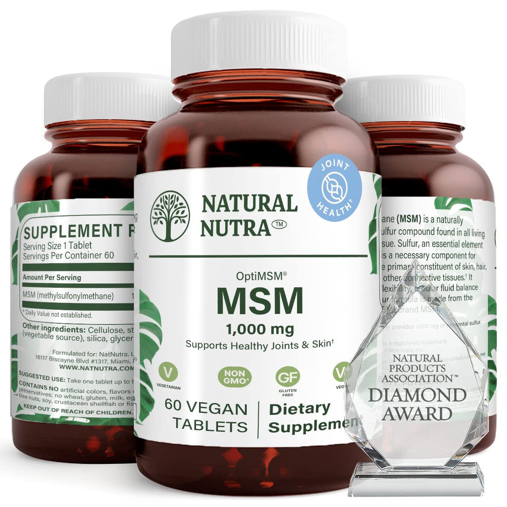 natural msm tablets for joint health