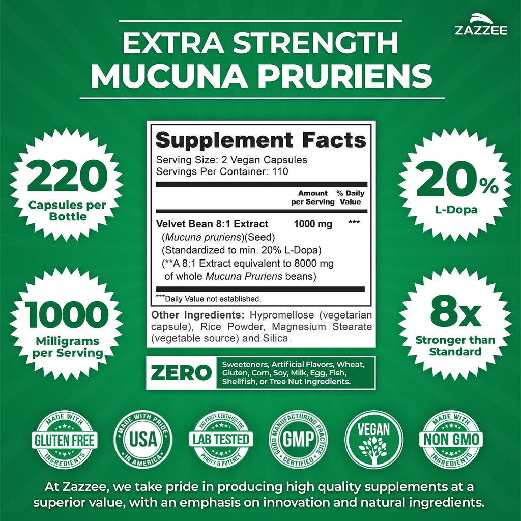 natural mucuna pruriens supplement benefits