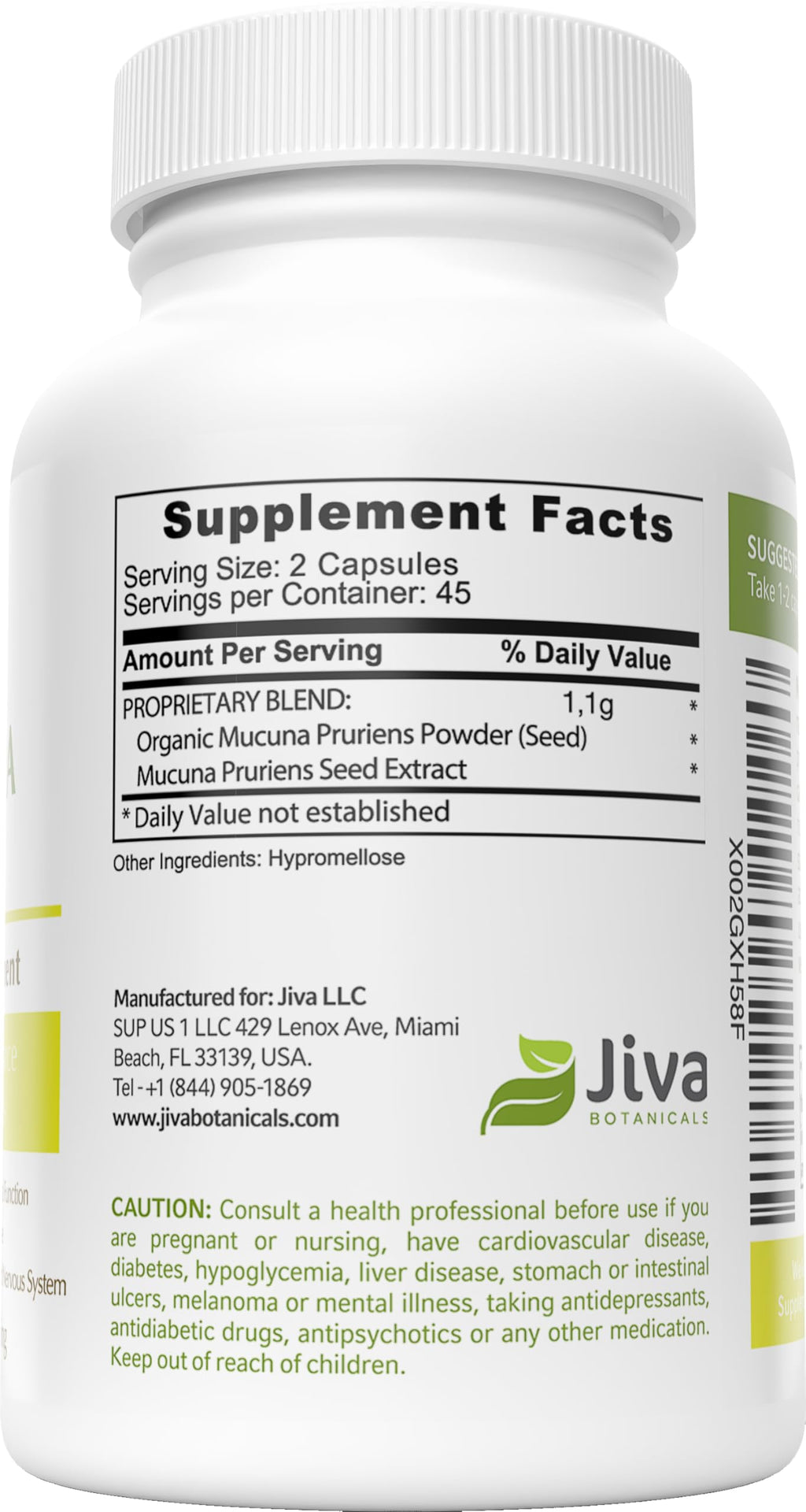 natural mucuna pruriens supplements in Canada