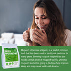 natural mugwort tea for sleep