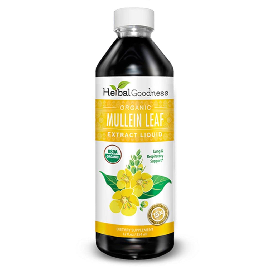 Natural mullein extract for respiratory support