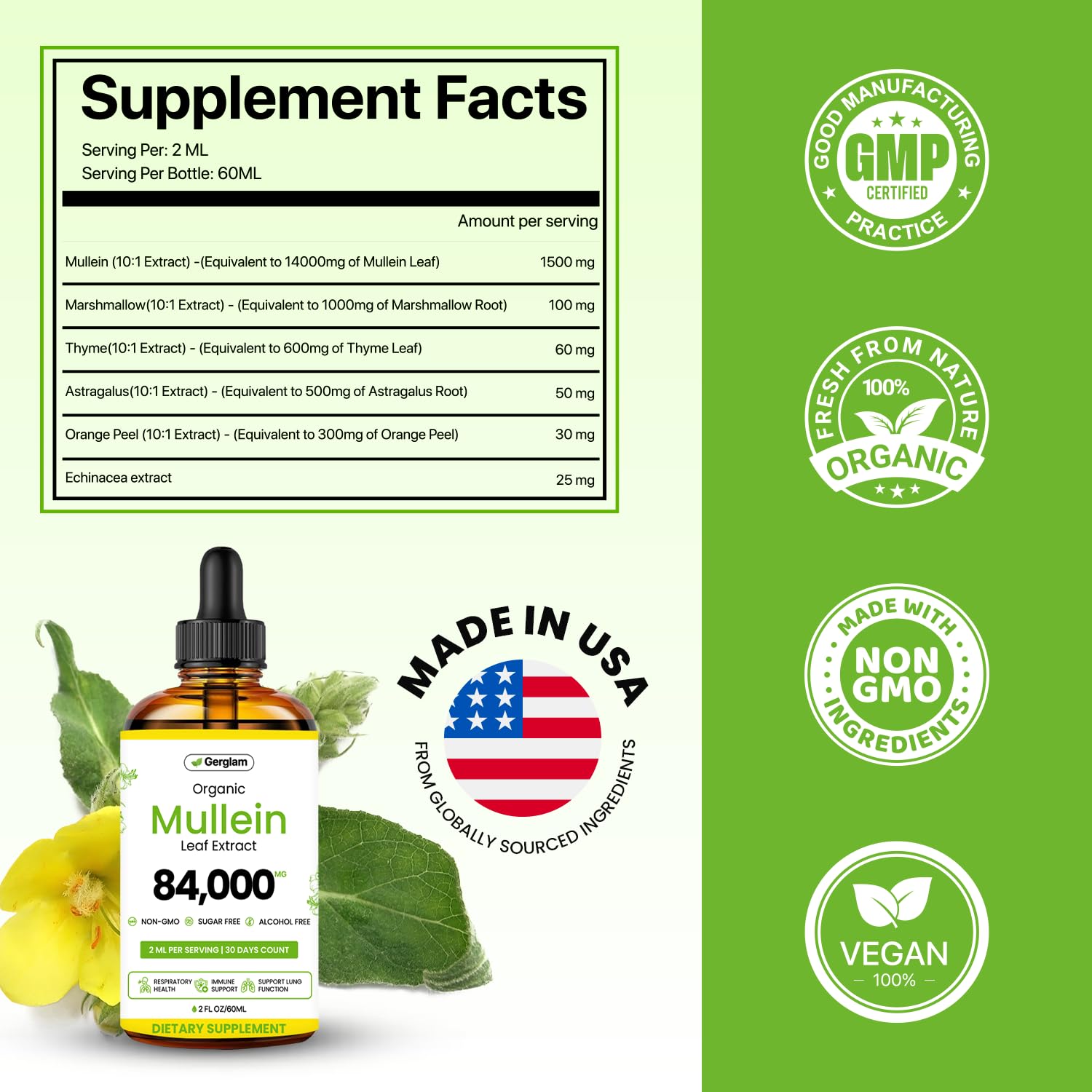 natural mullein extract for soothing coughs