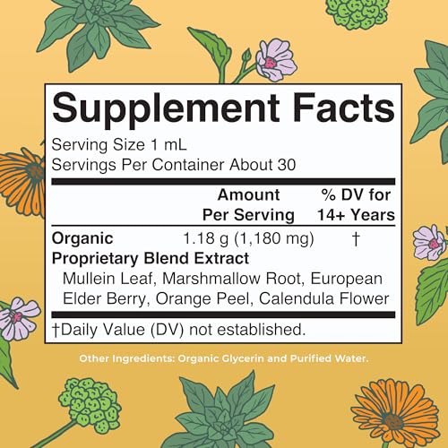 natural mullein liquid for lung health