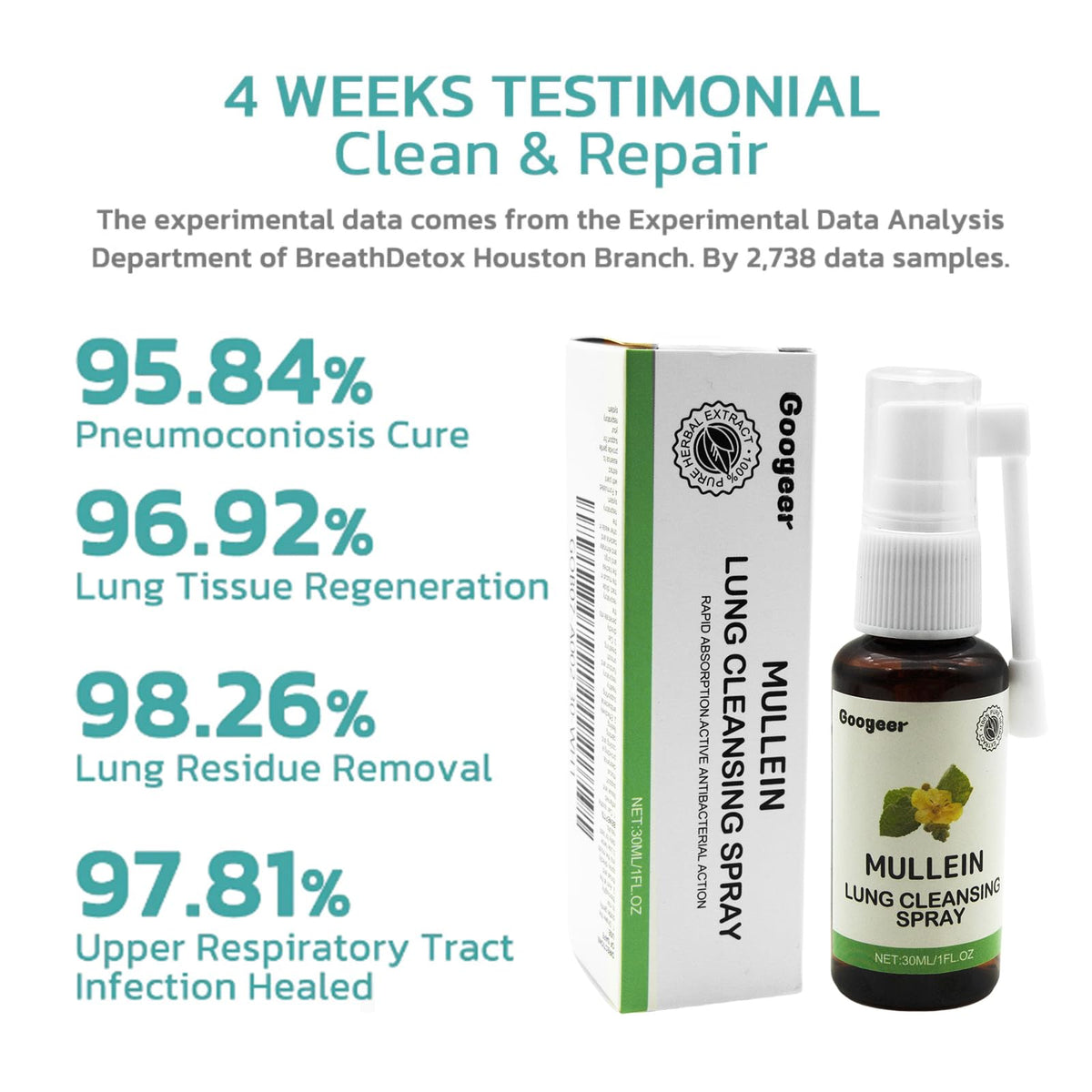 Natural mullein spray for wellness