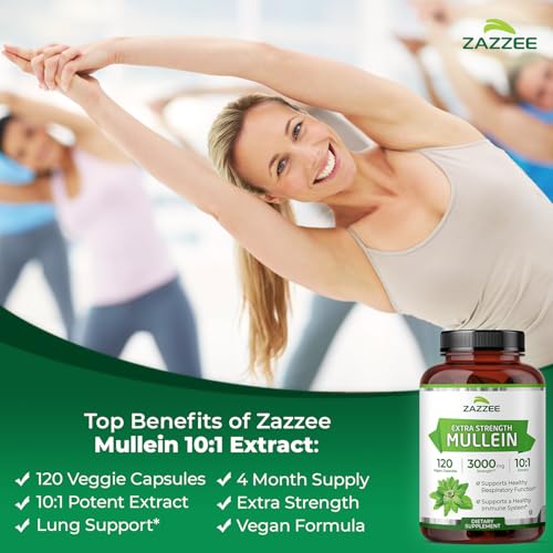 Natural mullein supplement for smokers