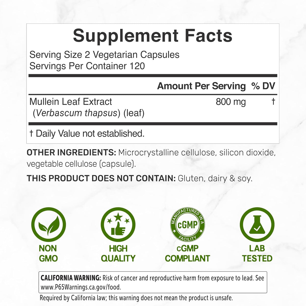 natural mullein supplement for wellness
