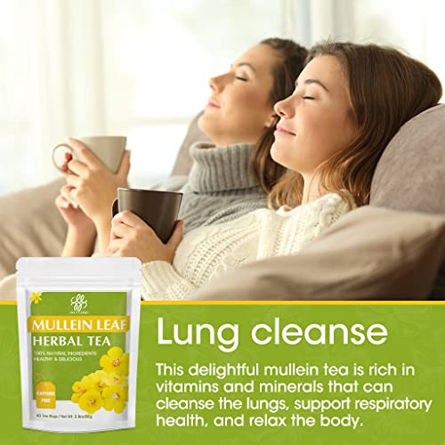 Natural mullein tea for soothing relief
