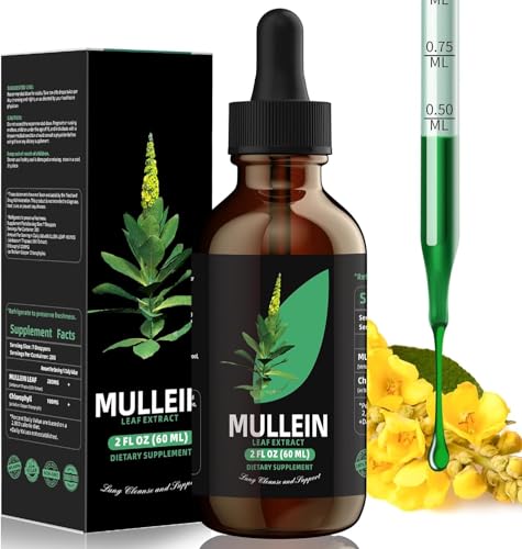 natural mullein tincture for breathing support