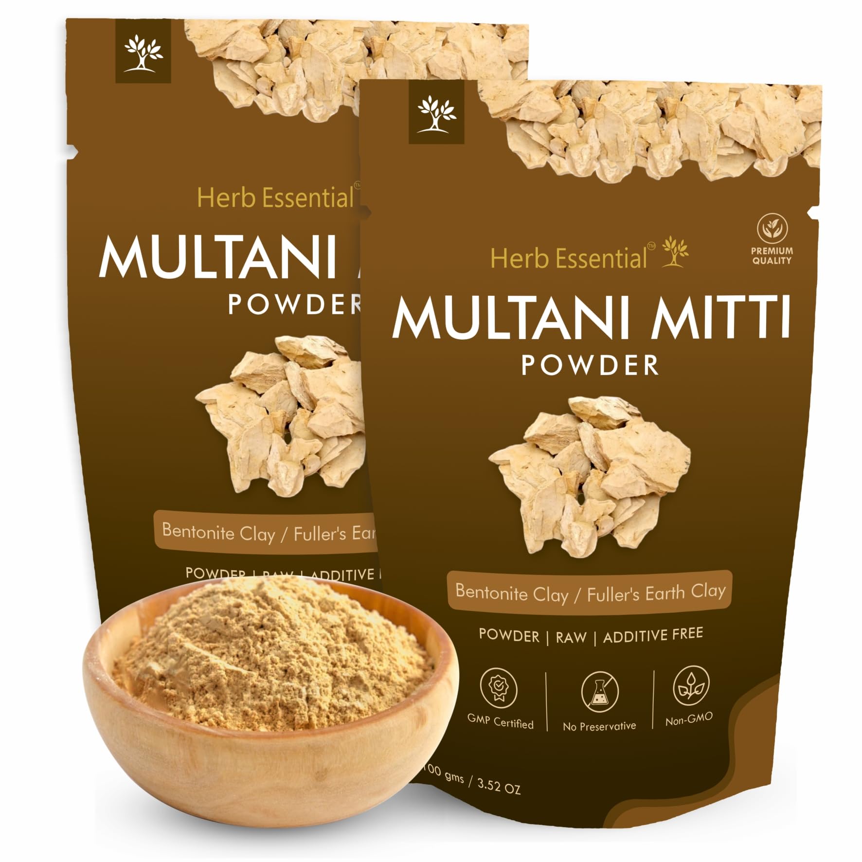 natural Multani Mitti powder for skin