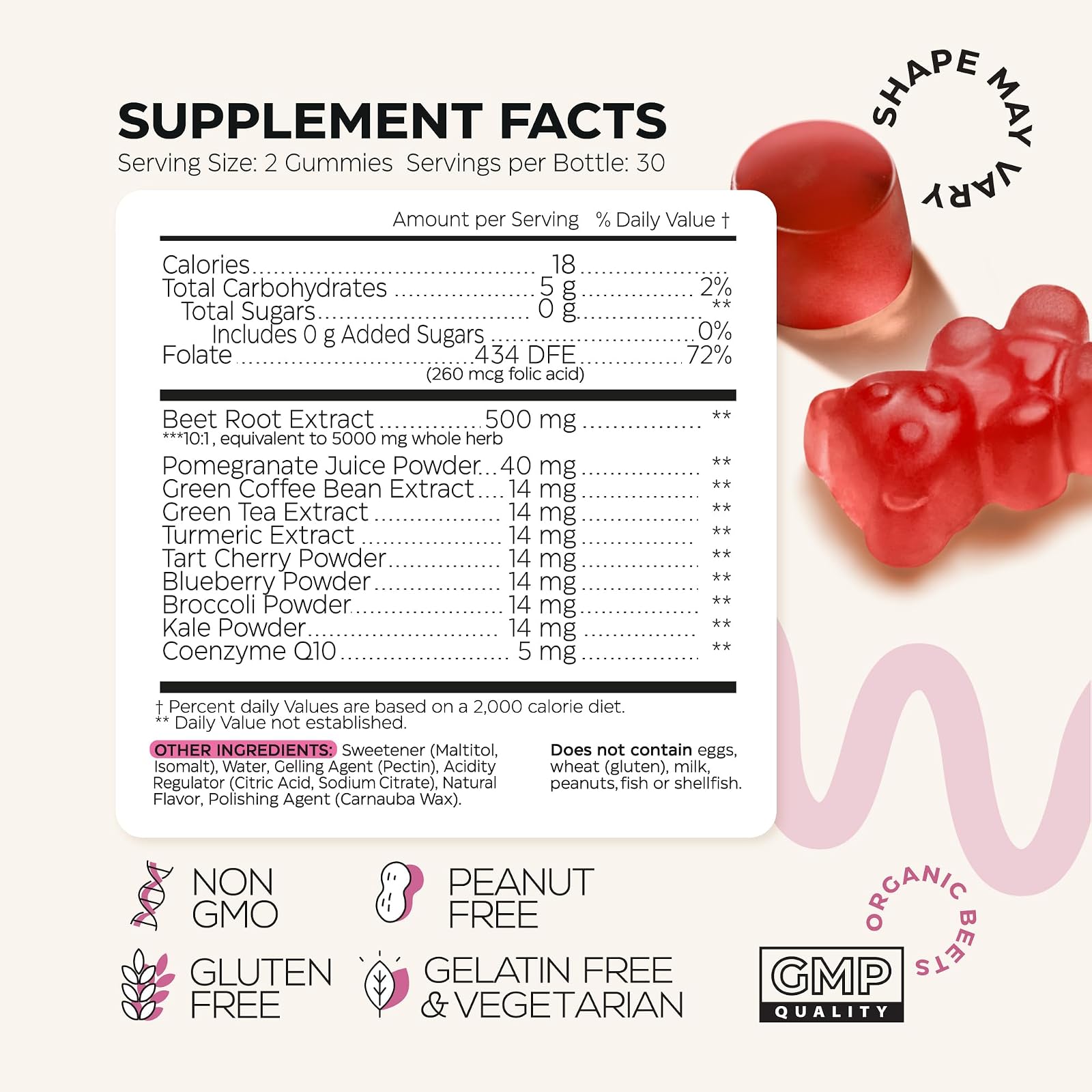 Natural multivitamin for active lifestyles