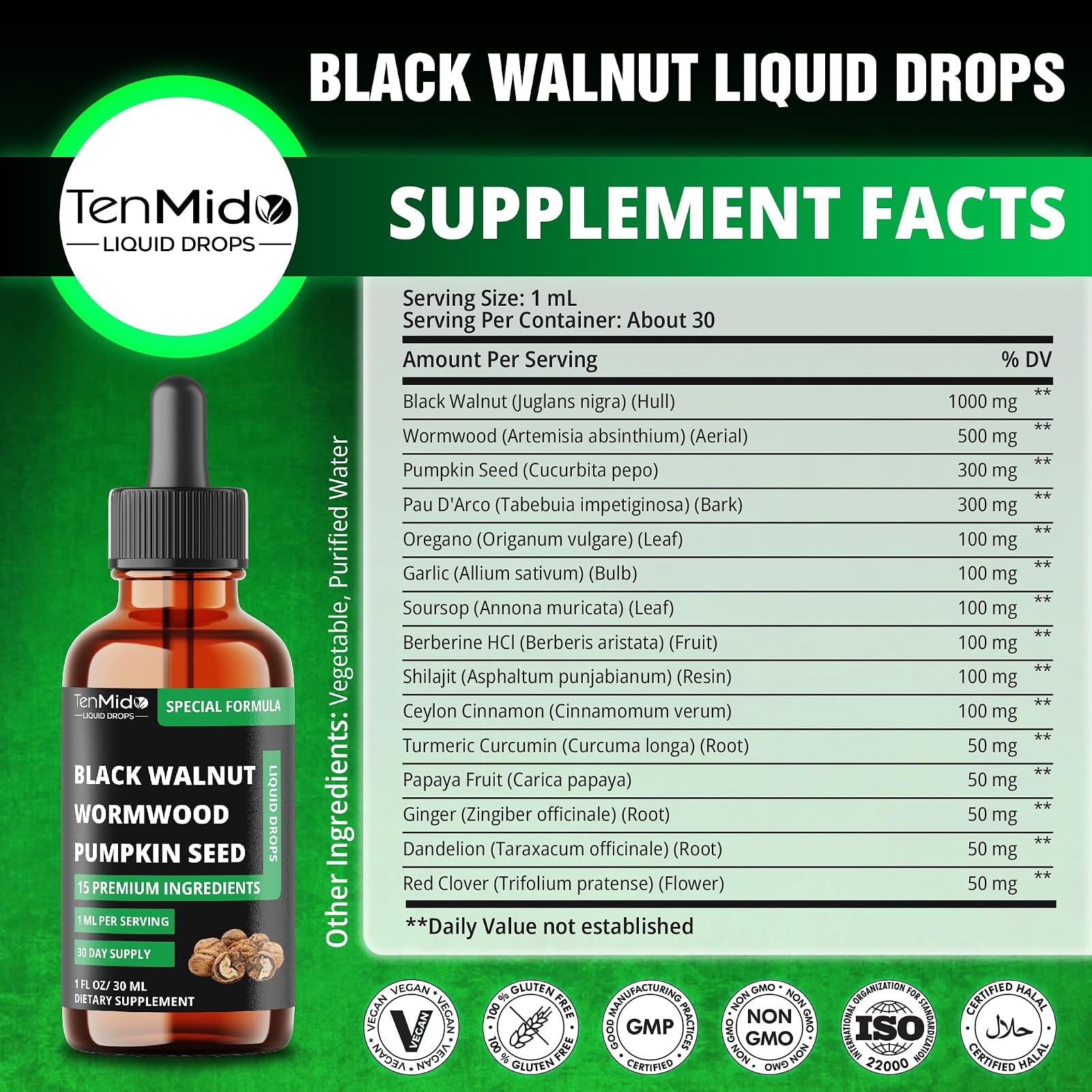 Natural multivitamin for daily health
