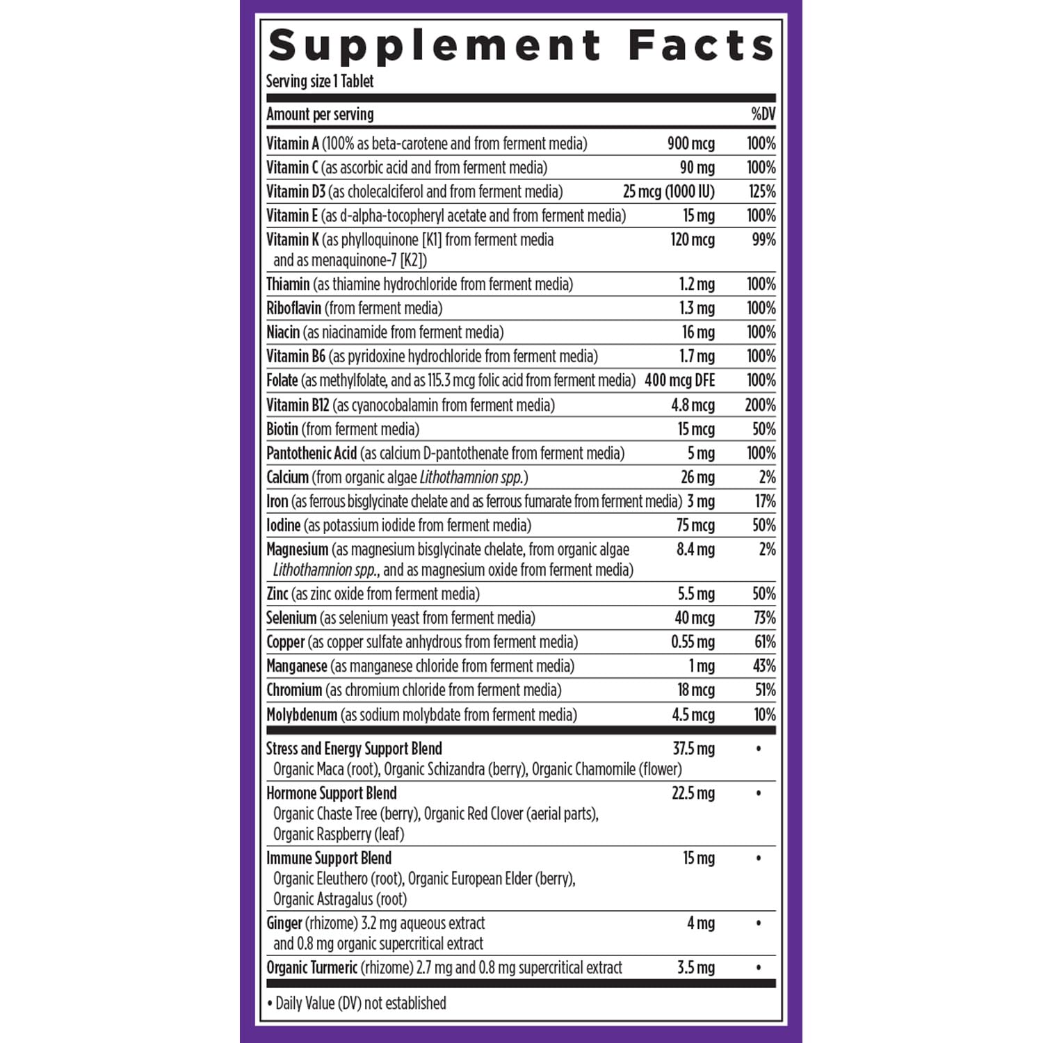 natural multivitamin for energy boost