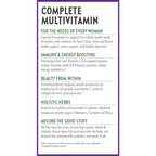 natural multivitamin for women's vitality