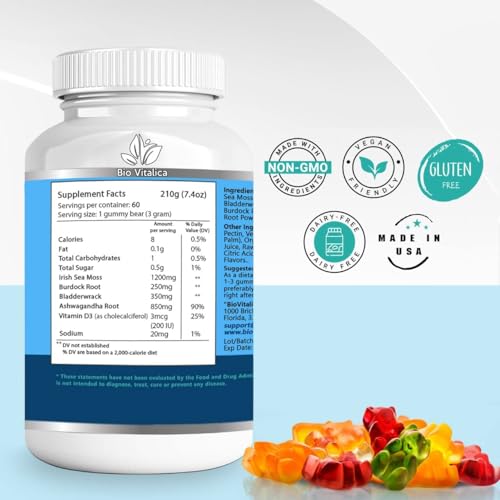 Natural multivitamin gummies for daily wellness