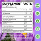 Natural multivitamin gummy for women