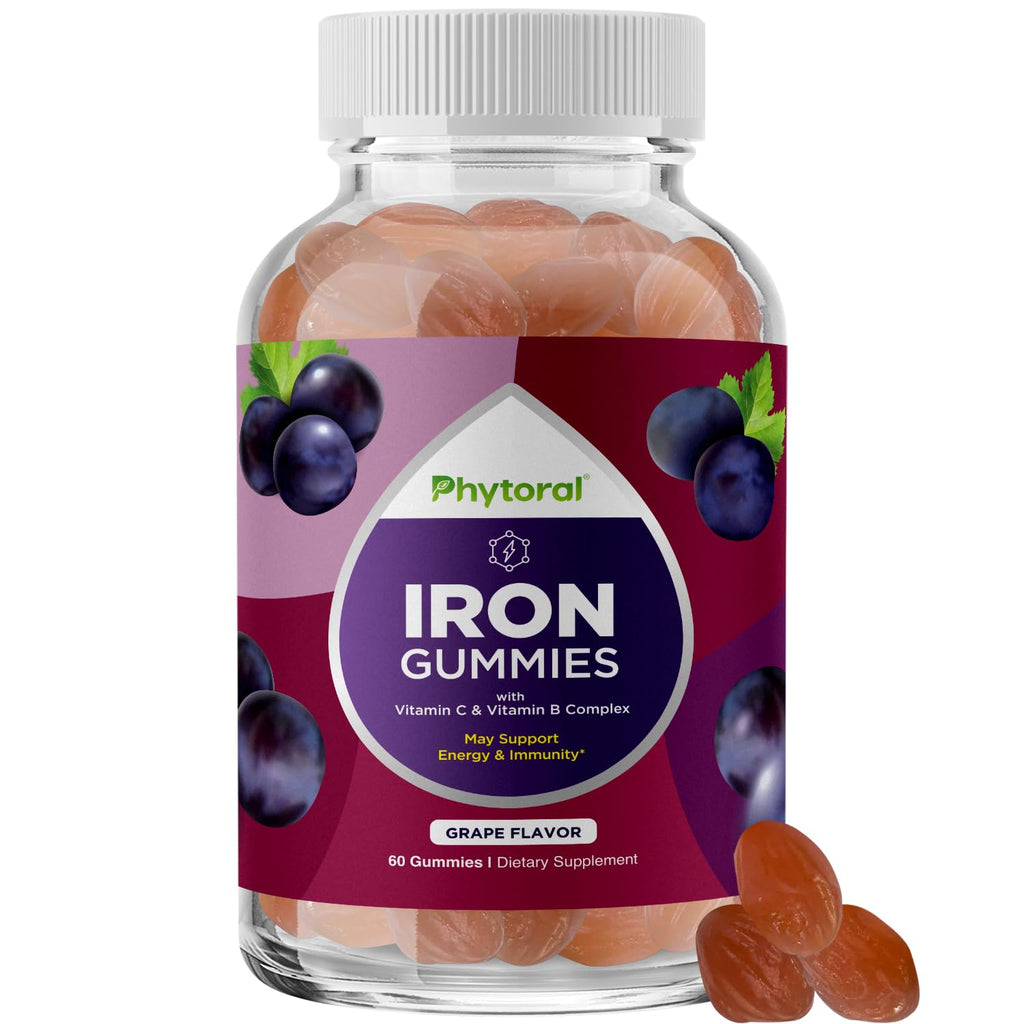 natural multivitamin iron gummies for women