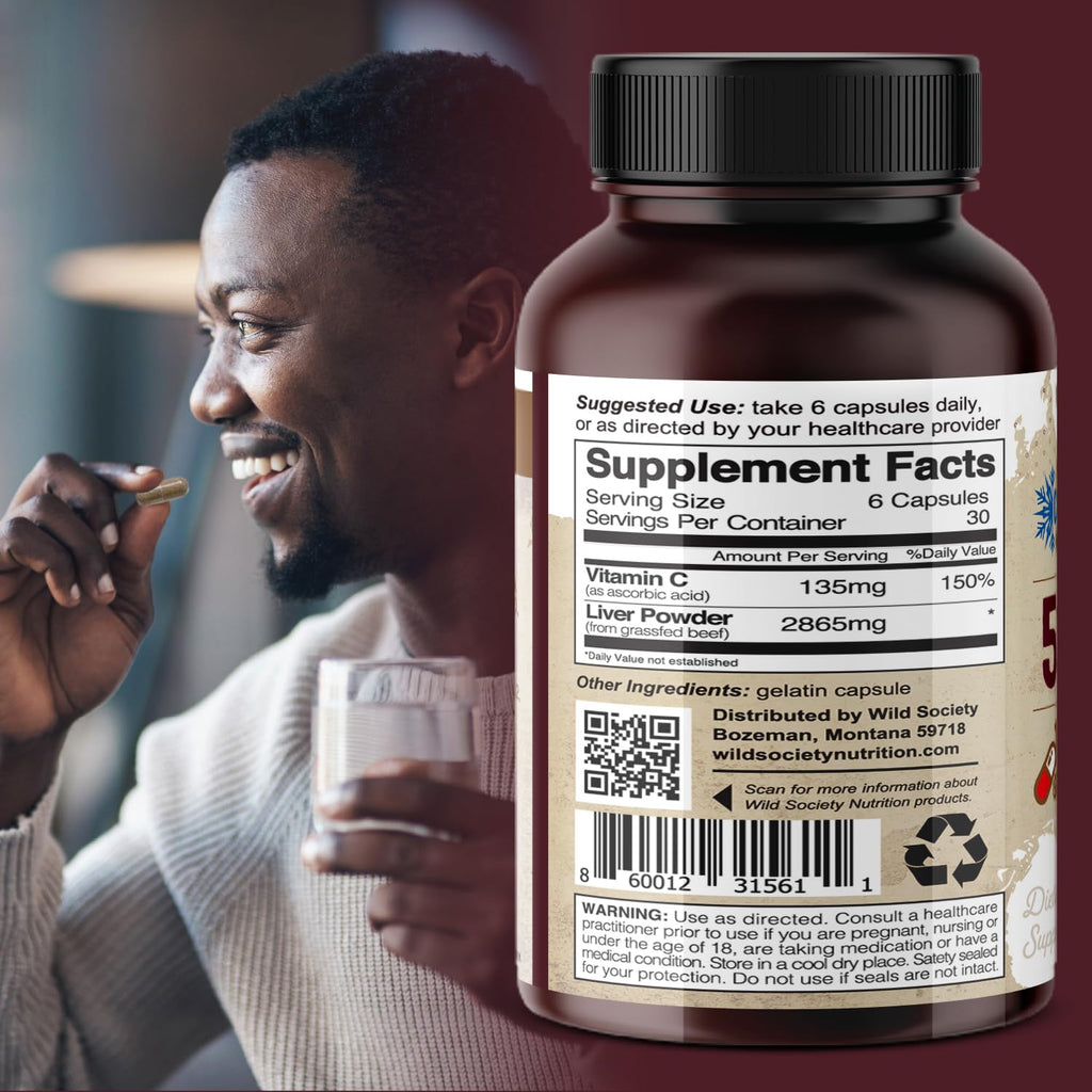 natural multivitamin source from liver