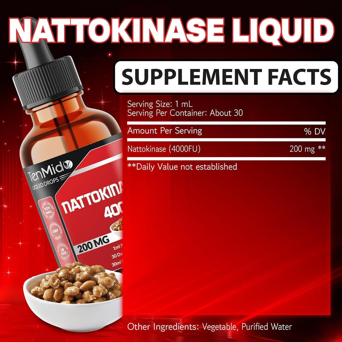 Natural multivitamin support with Nattokinase