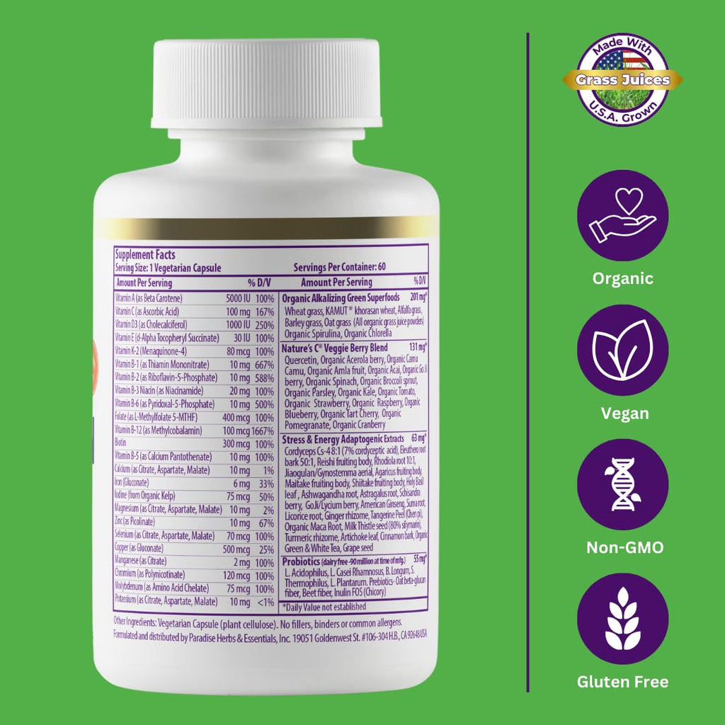 natural multivitamin without iron