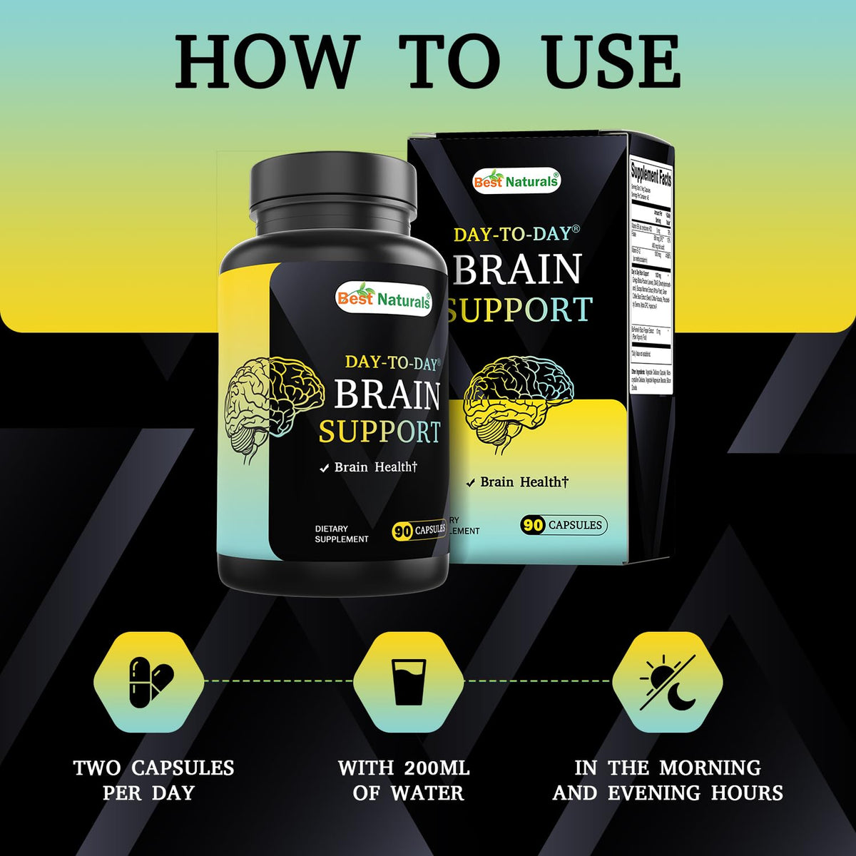 Natural multivitamins for brain support