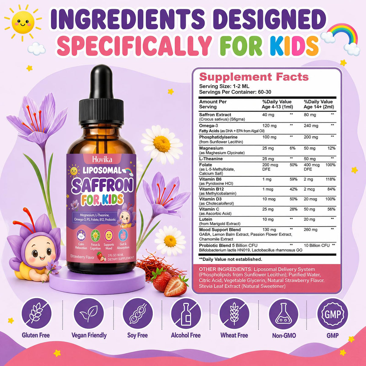 Natural multivitamins for children's health