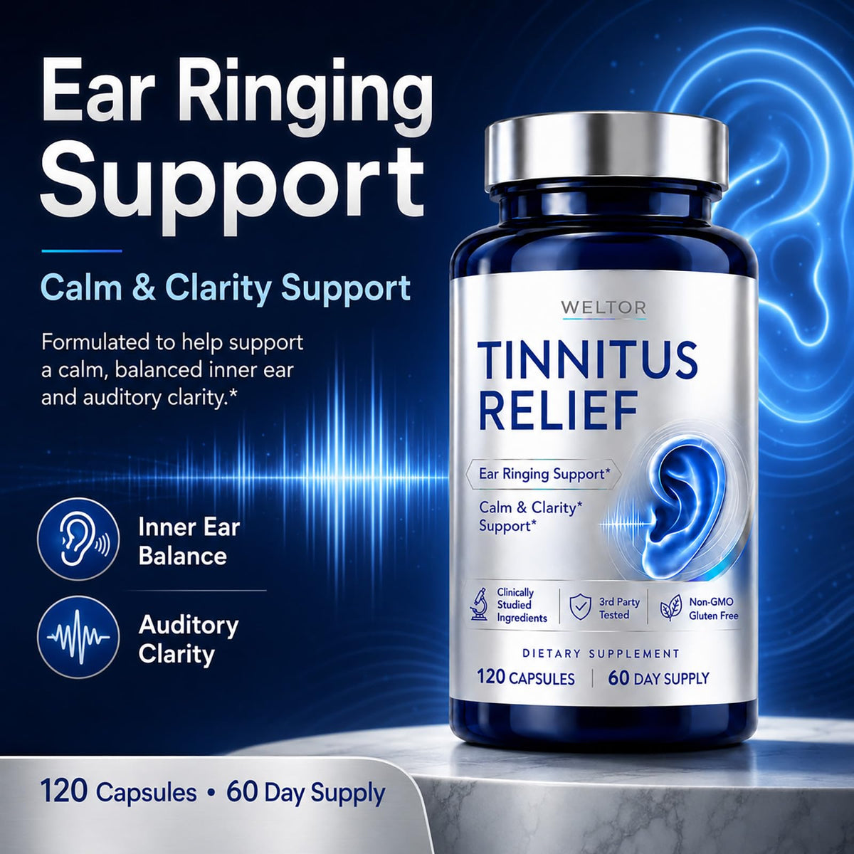 Natural multivitamins for ear health
