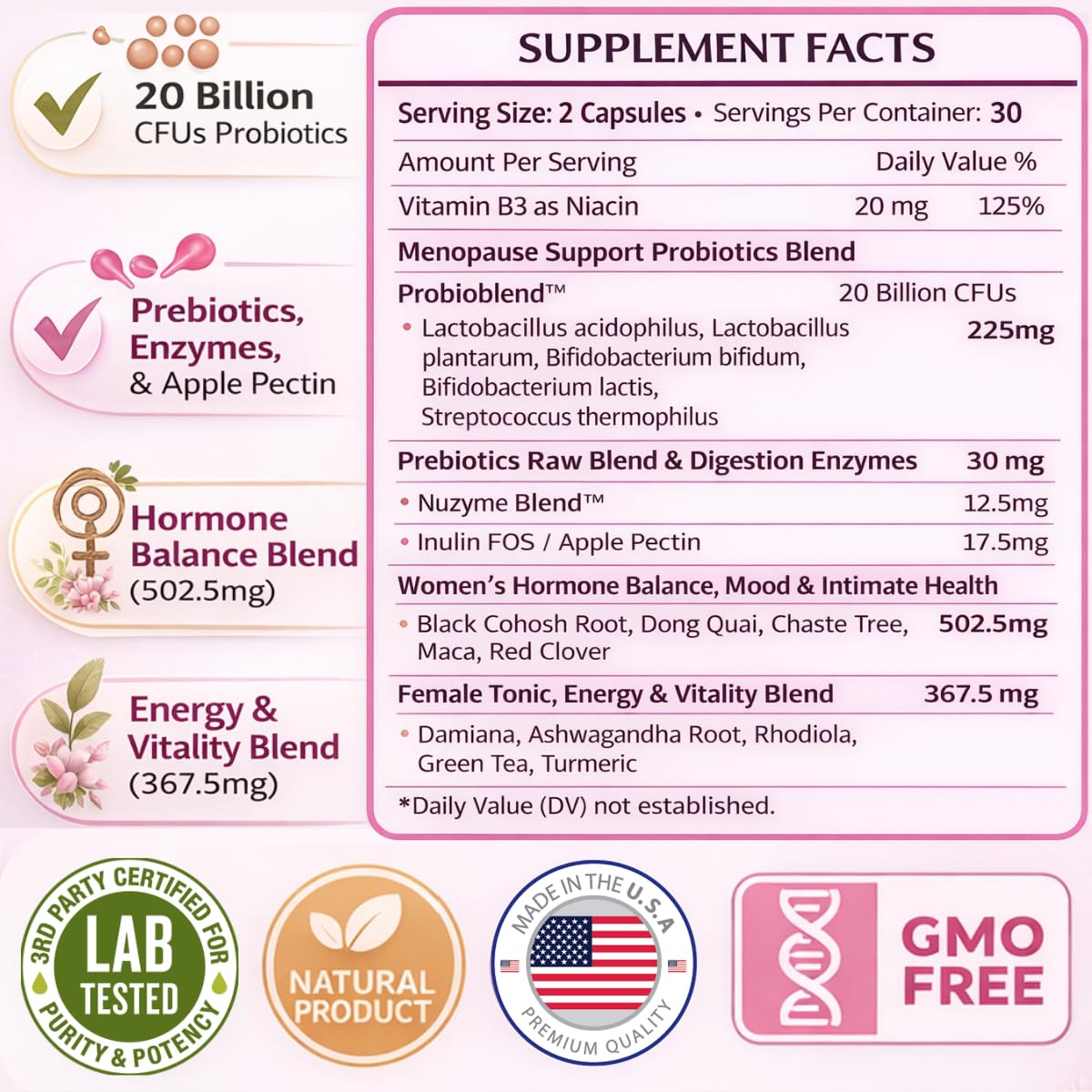 natural multivitamins for hormonal balance
