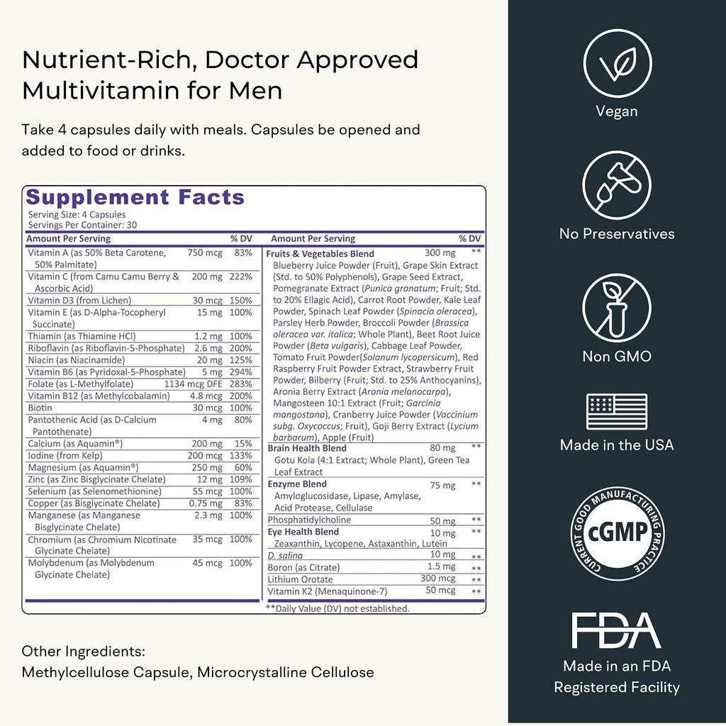 natural multivitamins for optimal health