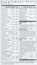 natural multivitamins for women's health