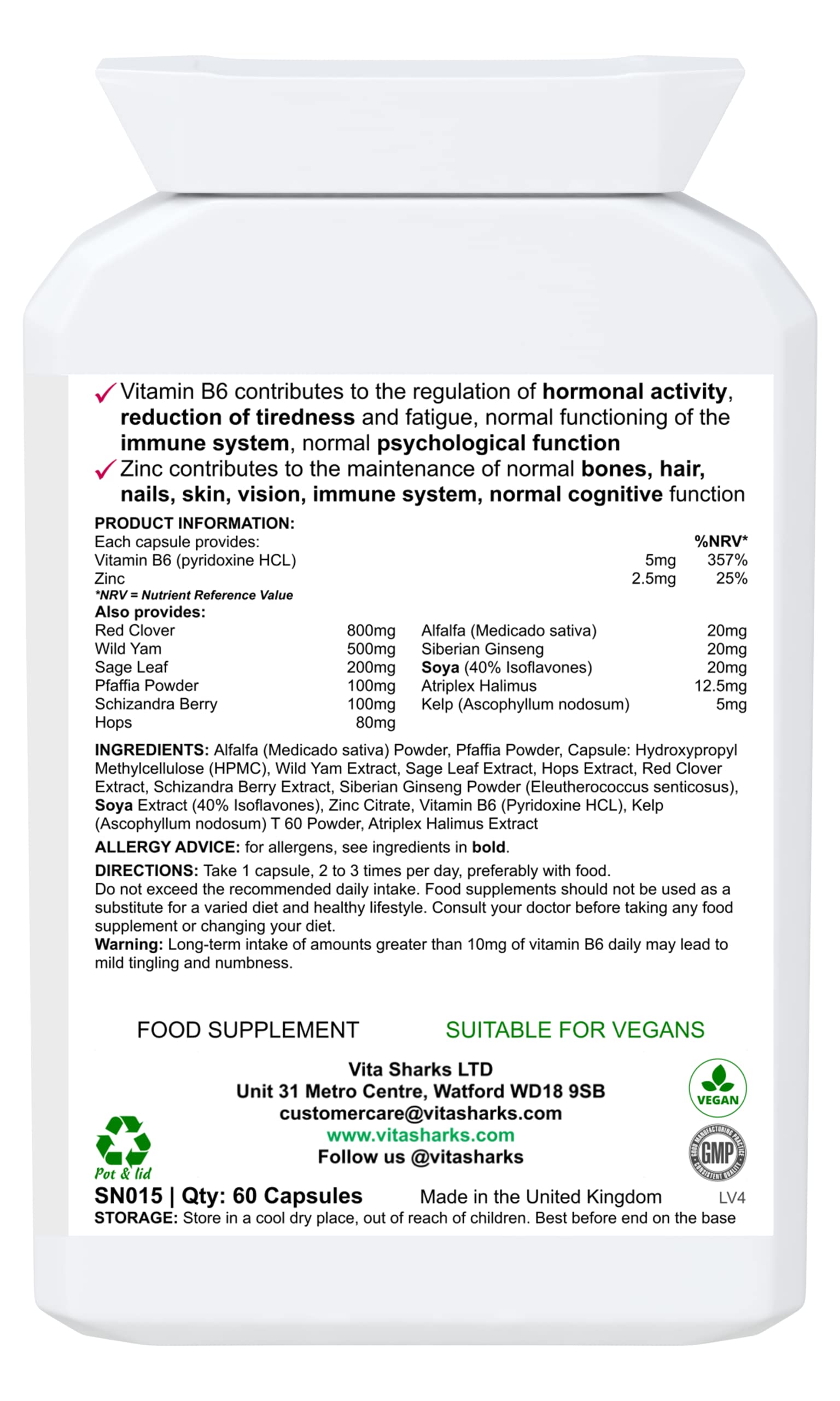 Natural multivitamins for women's health