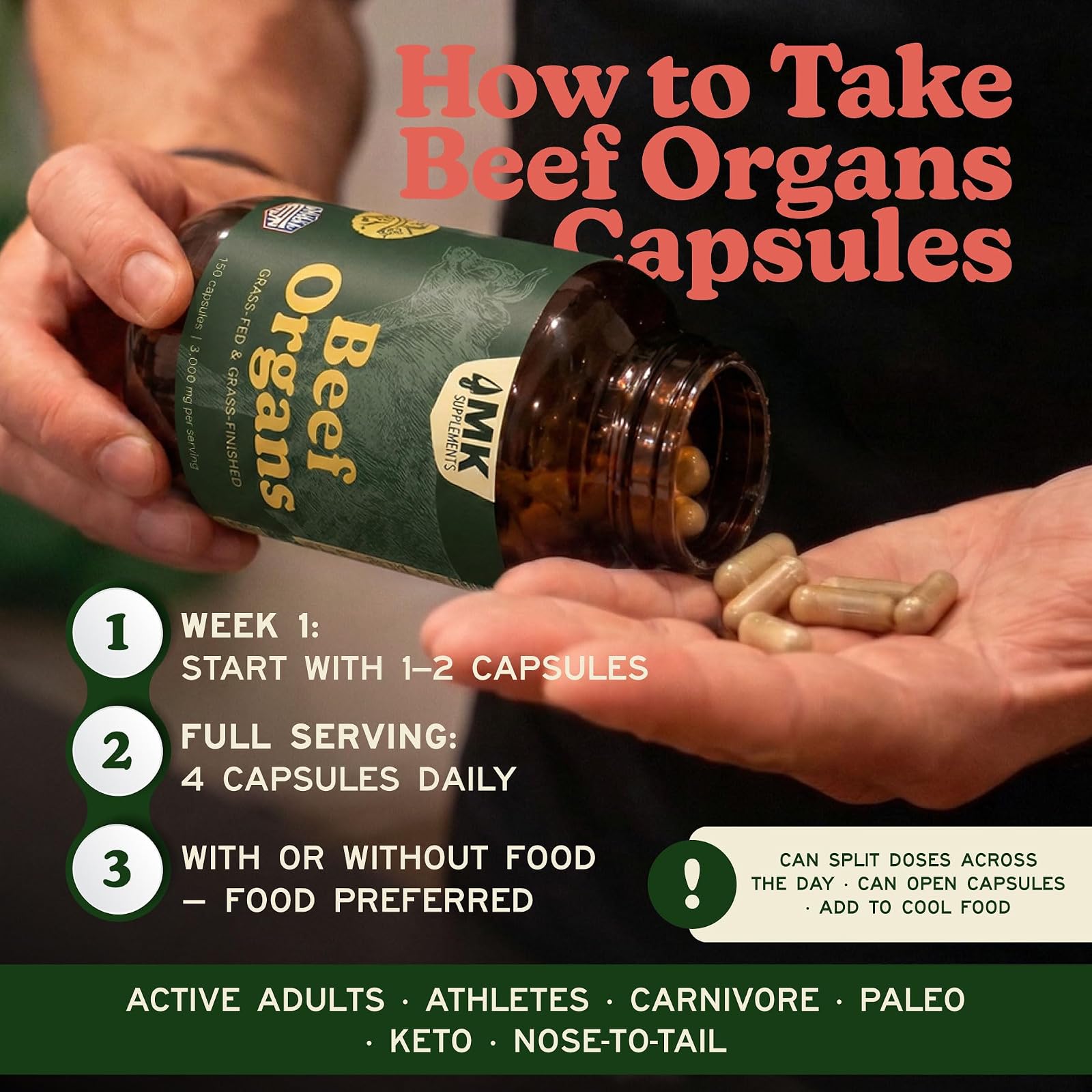 natural multivitamins from beef organs