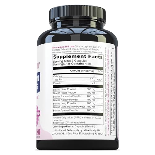 natural multivitamins from premium beef organs