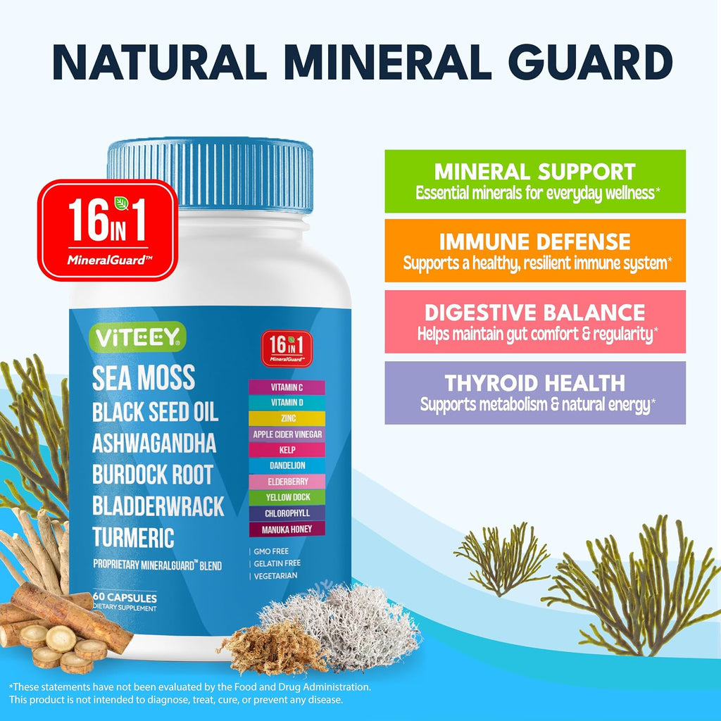 Natural multivitamins with black seed oil