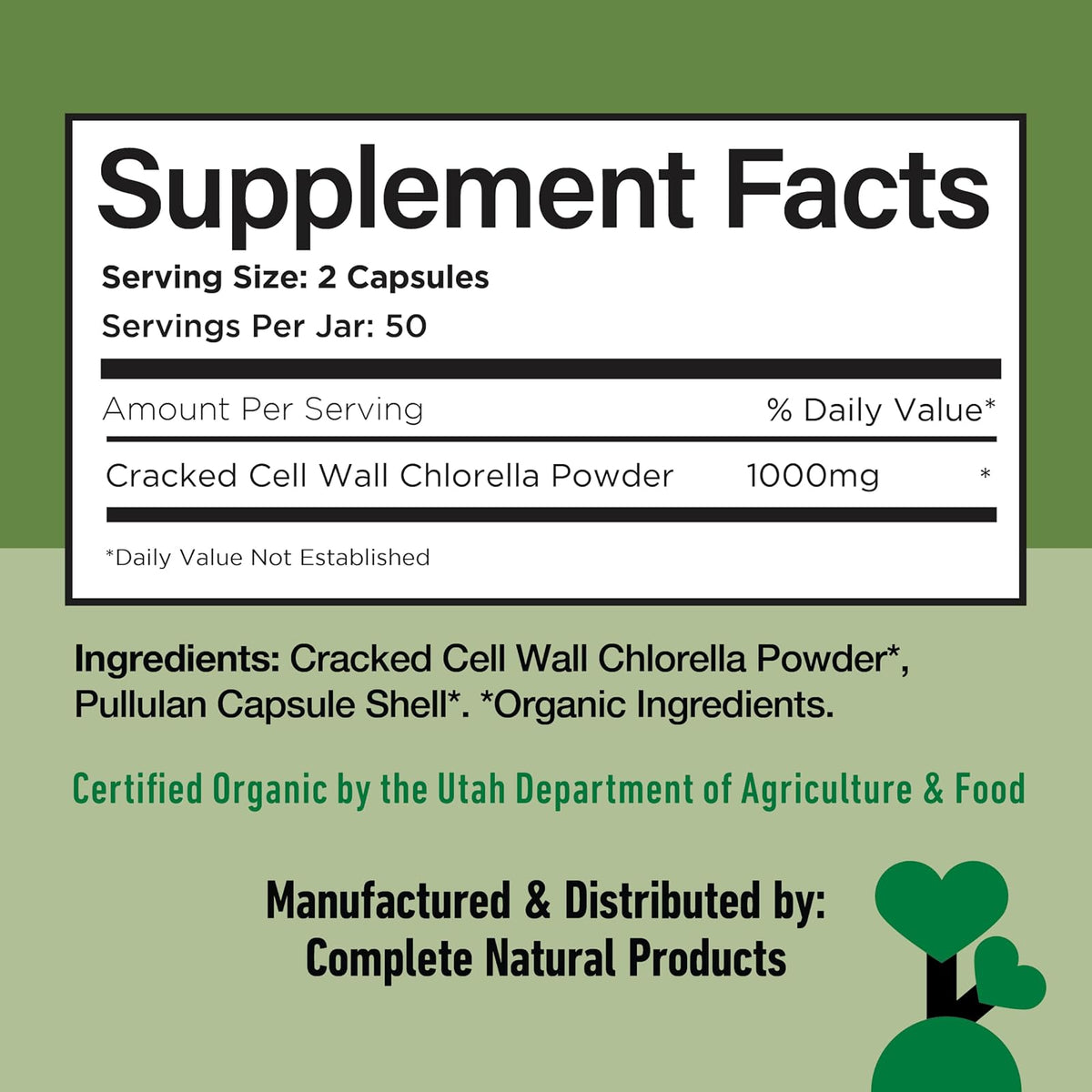 natural multivitamins with chlorella