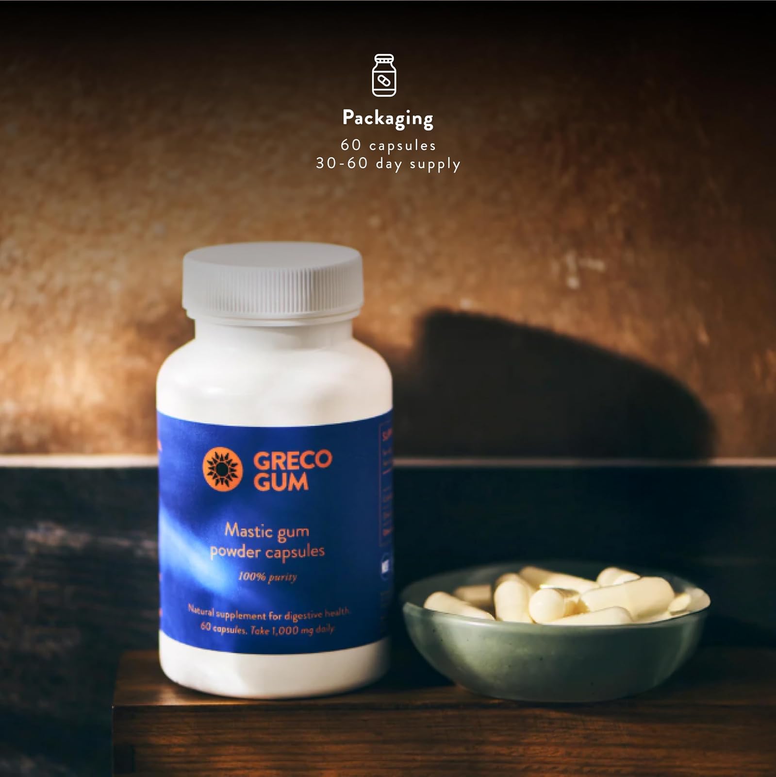 natural multivitamins with mastic gum