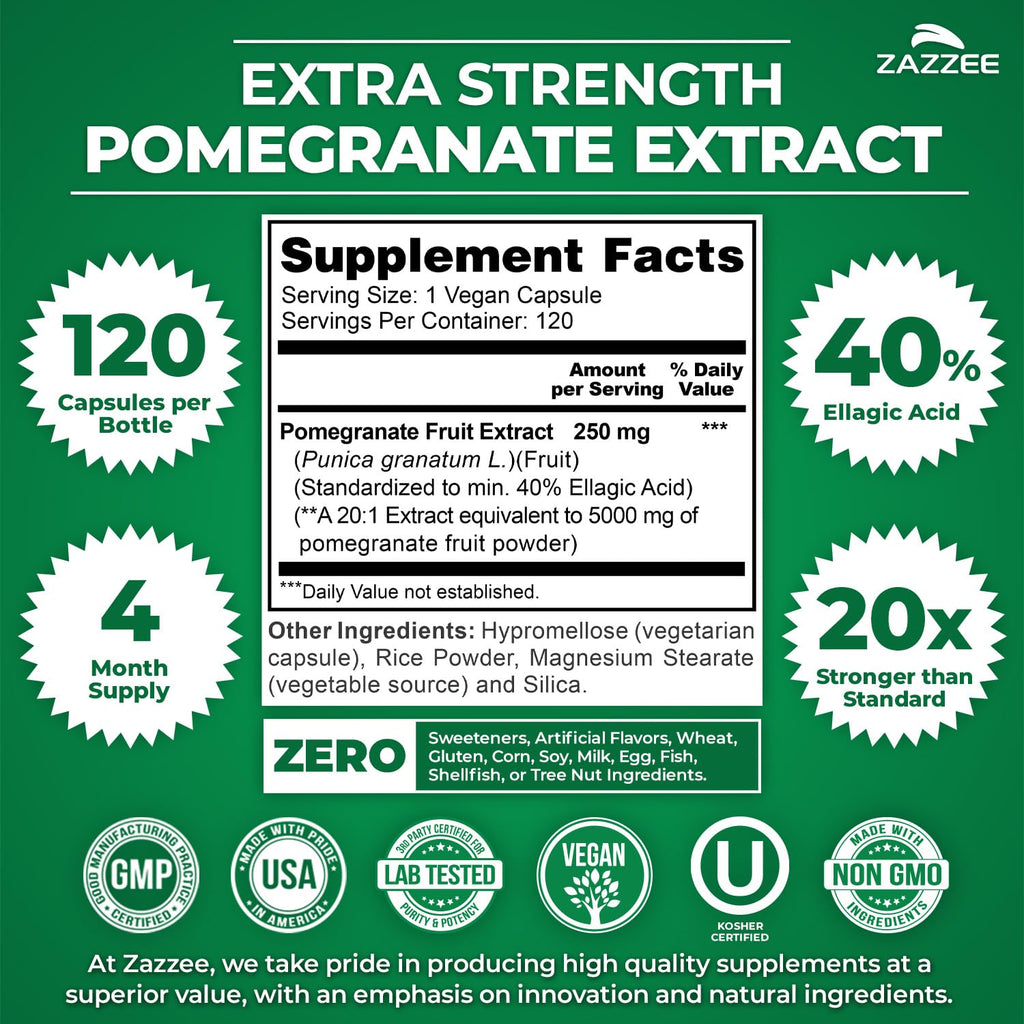 natural multivitamins with pomegranate extract