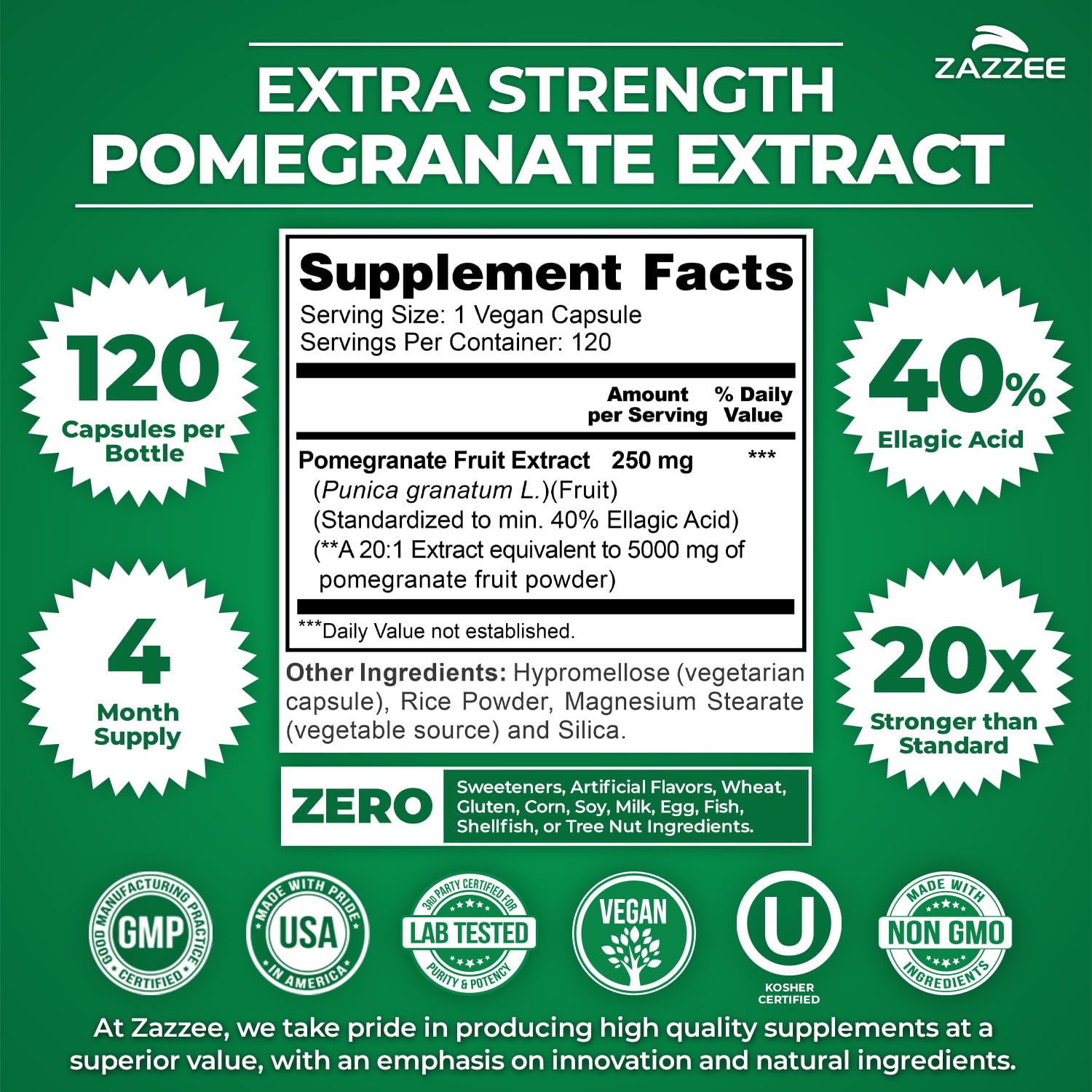 natural multivitamins with pomegranate extract