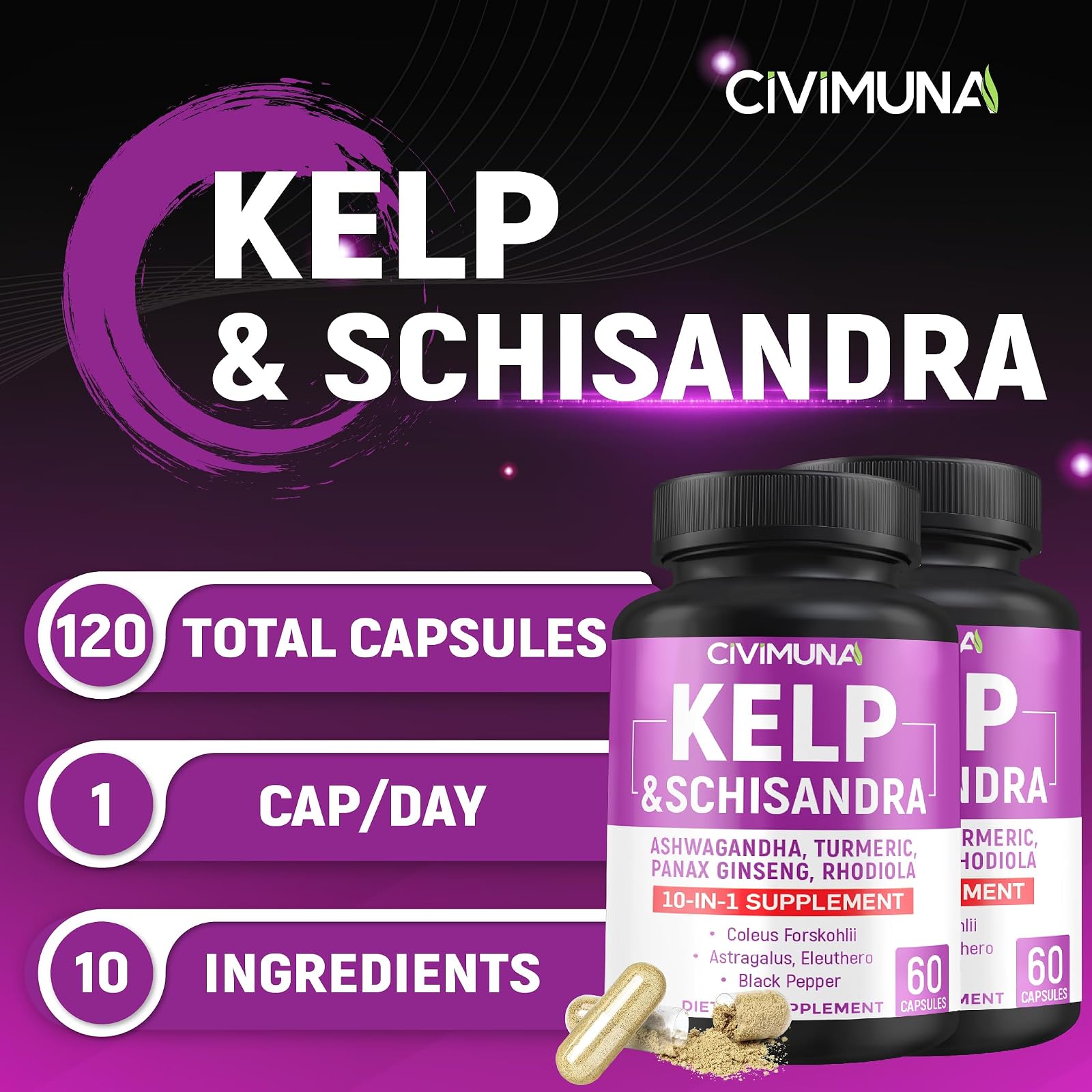 Natural multivitamins with Schisandra