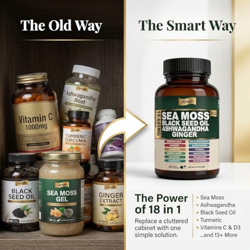 Natural multivitamins with sea moss benefits