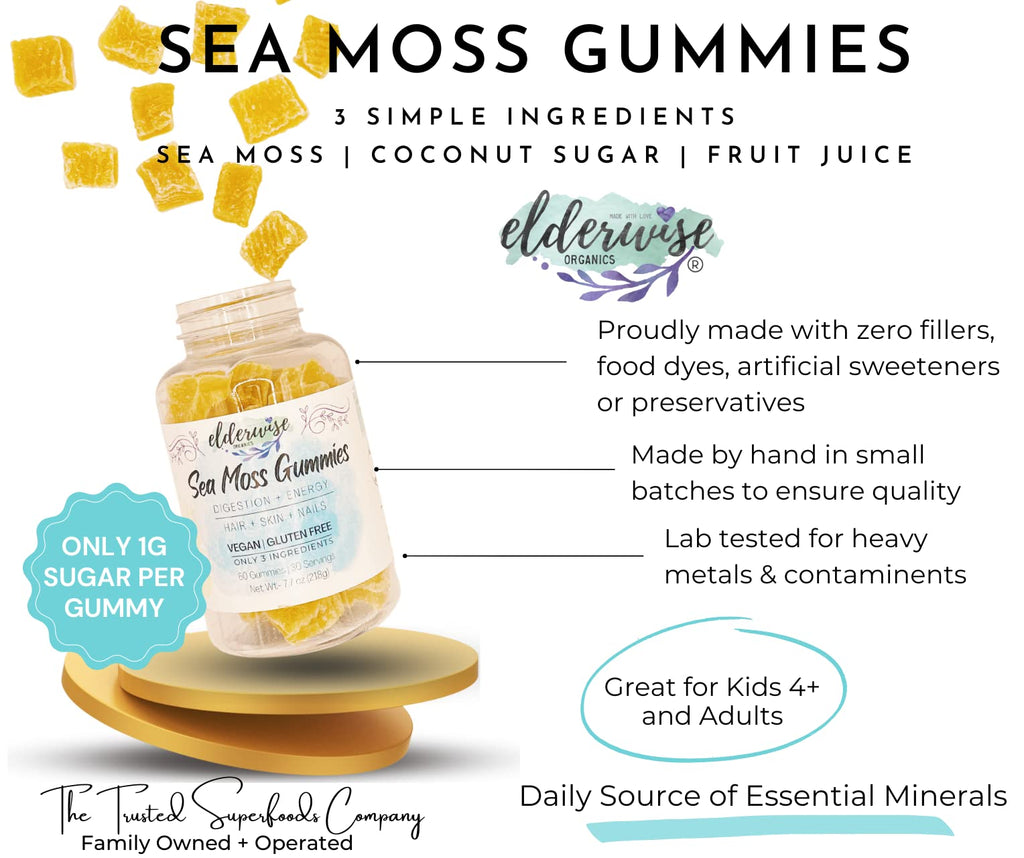 Natural multivitamins with sea moss