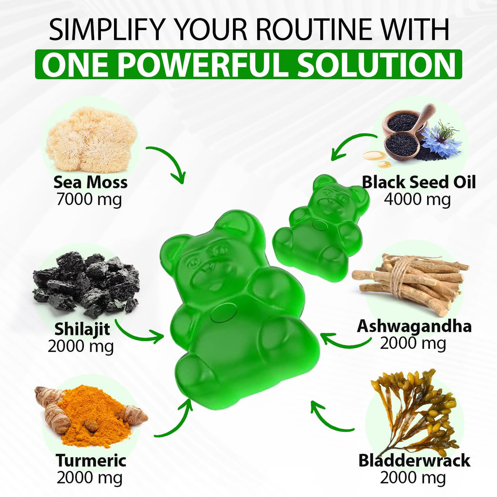 Natural multivitamins with Sea Moss