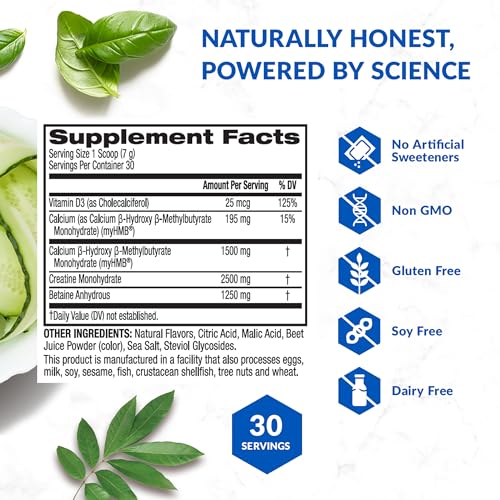 Natural muscle builder with creatine