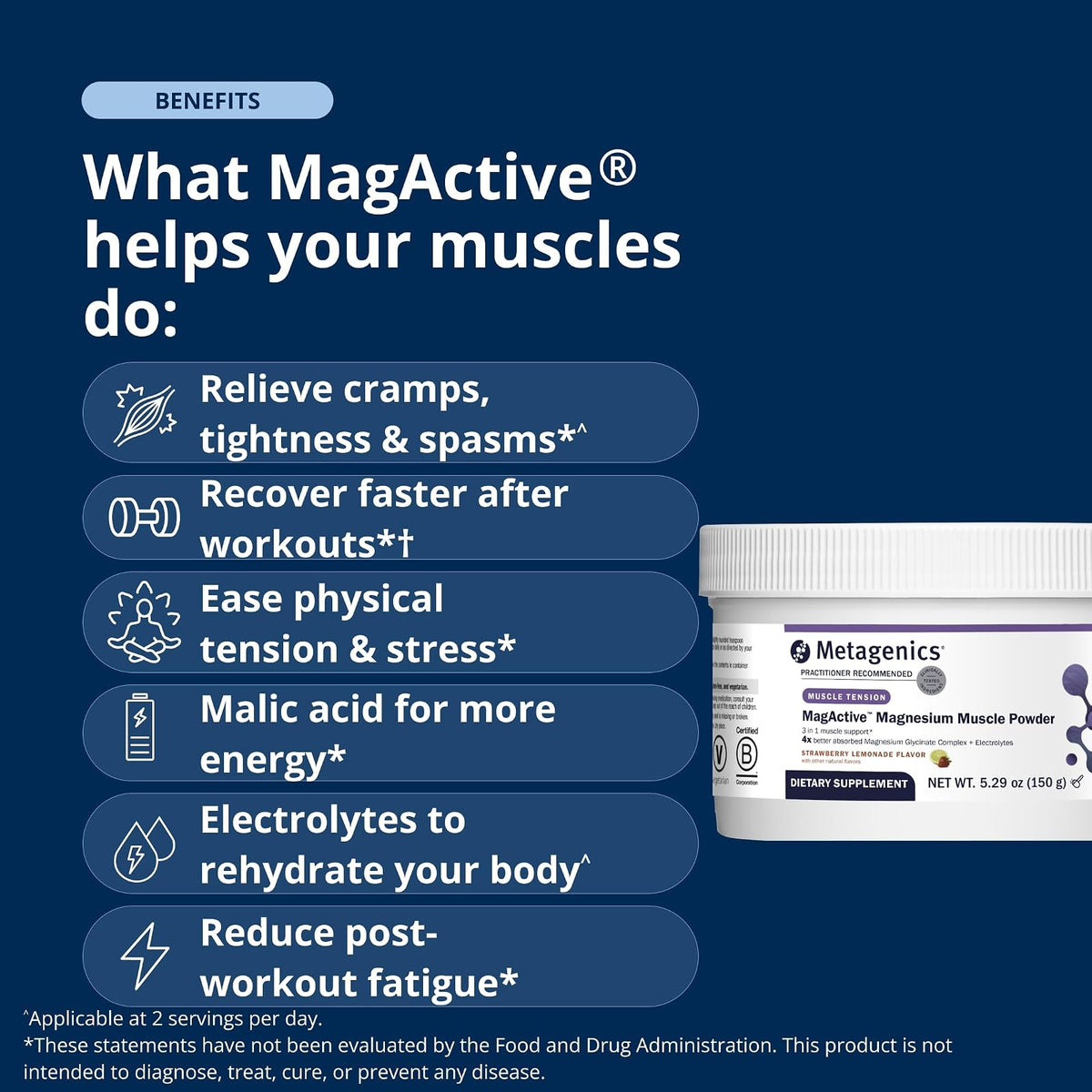 natural muscle recovery magnesium powder
