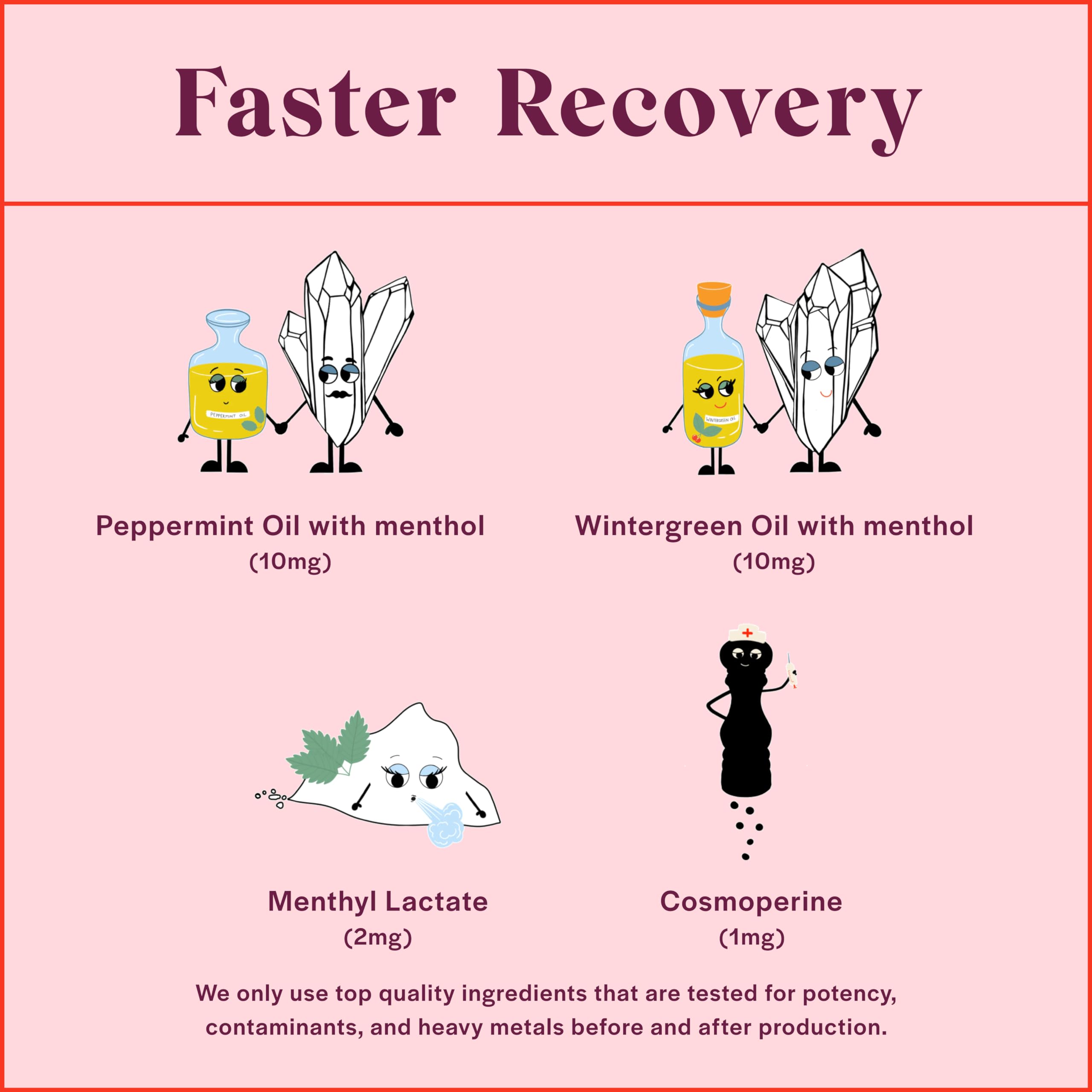natural muscle recovery with patches