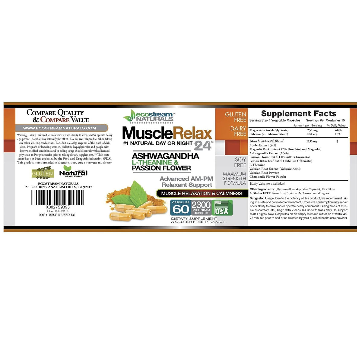 natural muscle relaxant for better sleep