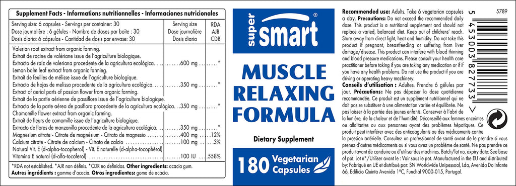 natural muscle relaxant with magnesium and calcium