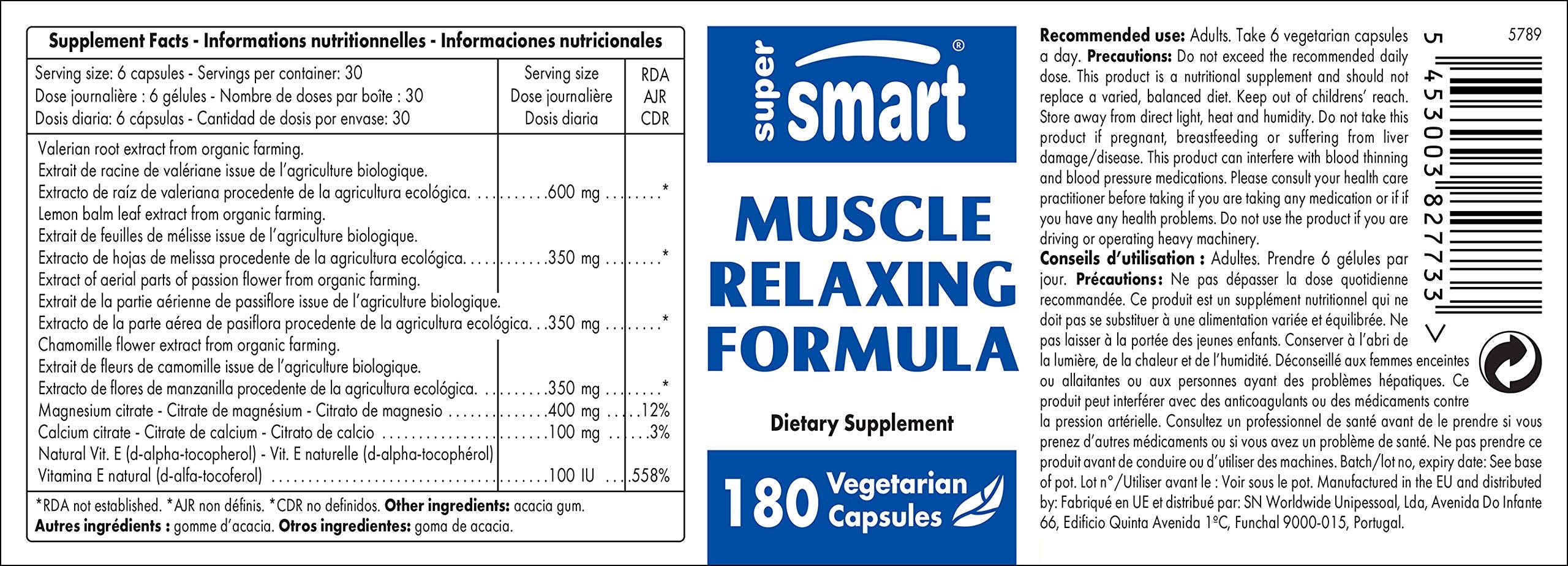 natural muscle relaxant with magnesium and calcium