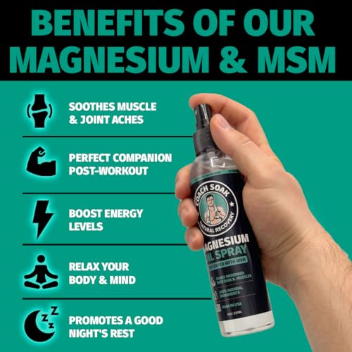 natural muscle relief magnesium spray